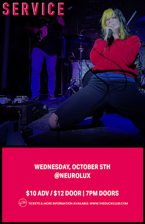 S-E-R-V-I-C-E – Neurolux, Boise, ID, US (5 October 2022) | Pop-Catastrophe.co.uk