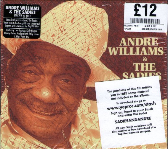 Andre Williams & The Sadies – Night & Day (CD, US) | Pop-Catastrophe.co.uk