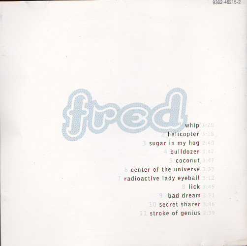 Fred Schneider – Just Fred (CD, EUROPE) | Pop-Catastrophe.co.uk