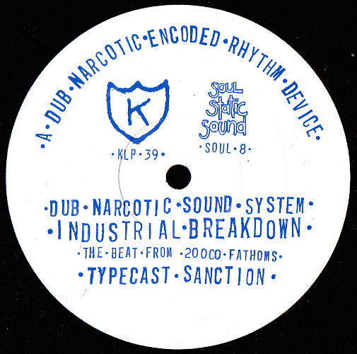 Dub Narcotic Sound System – Industrial Breakdown (12″, UK) | Pop ...