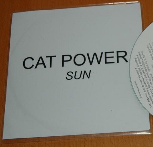 Cat Power – Sun [Promo] (CD, FRANCE) | Pop-Catastrophe.co.uk