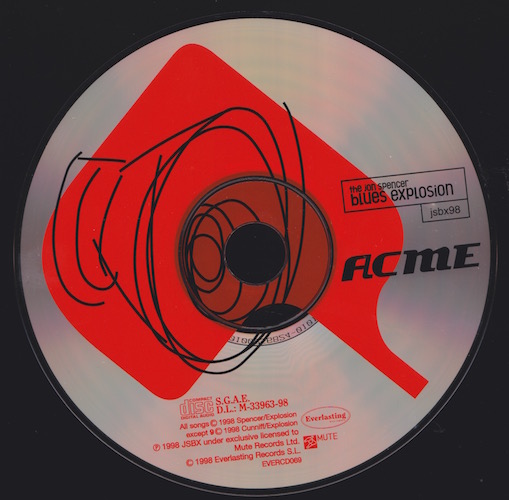 The Jon Spencer Blues Explosion – Acme (CD, SPAIN) | Pop-Catastrophe.co.uk
