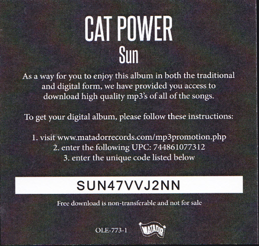 Cat Power Sun Deluxe
