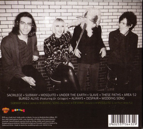 Yeah Yeah Yeahs – Mosquito [Deluxe] (CD, AUSTRALIA) | Pop-Catastrophe.co.uk