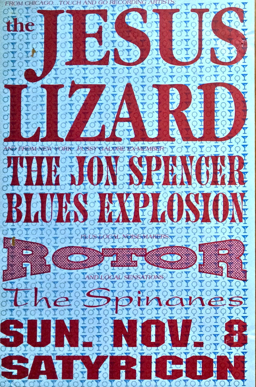 The Jon Spencer Blues Explosion – Satyricon, Portland, OR, US (8 ...