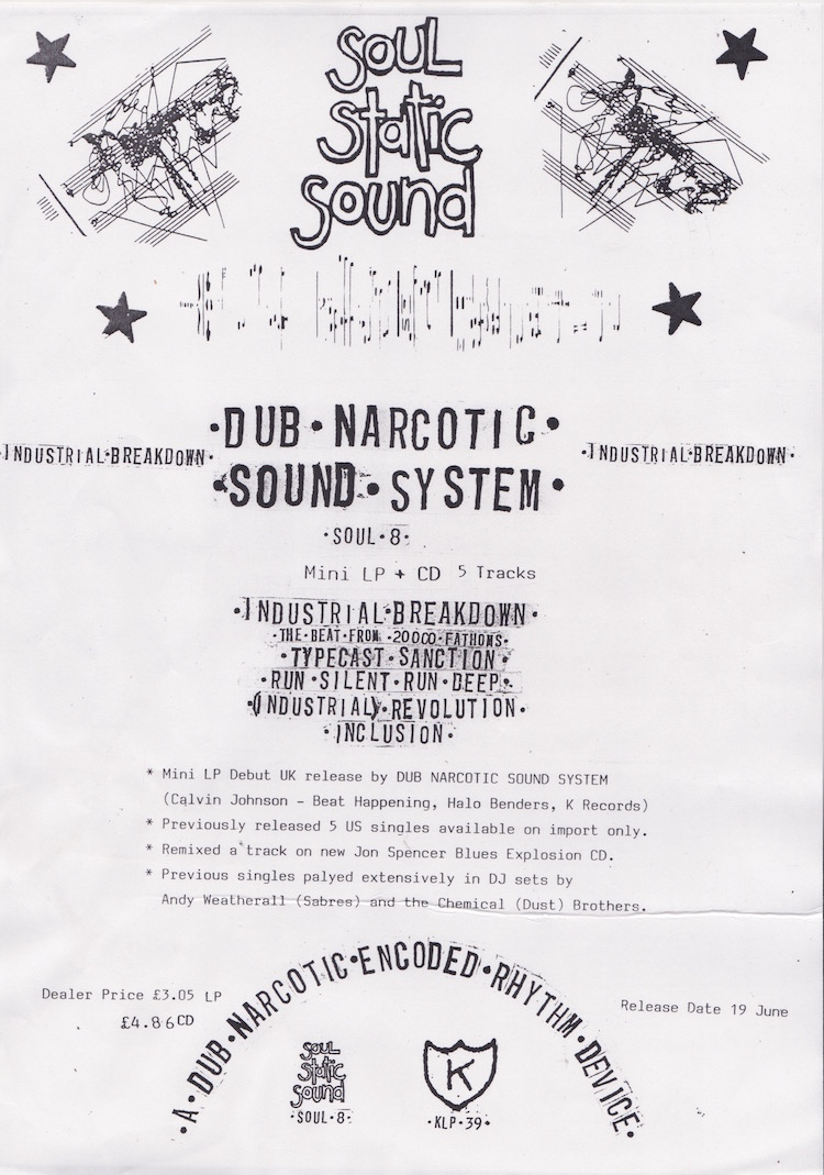 Dub Narcotic Sound System – Industrial Breakdown [Promo] (12", UK ...