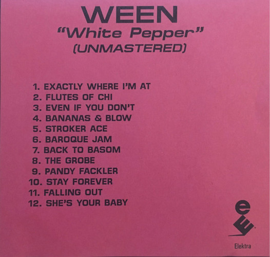 Ween – White Pepper [Unmastered] (CD, US) | Pop-Catastrophe.co.uk