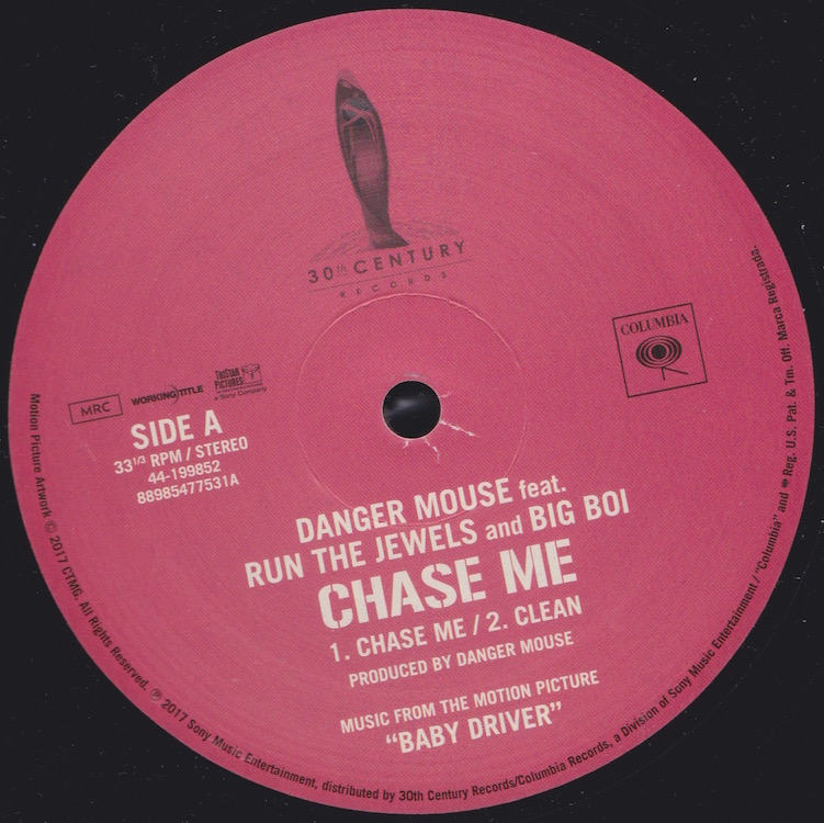 Danger Mouse feat. Run The Jewels and Big Boi – Chase Me (12″, US ...