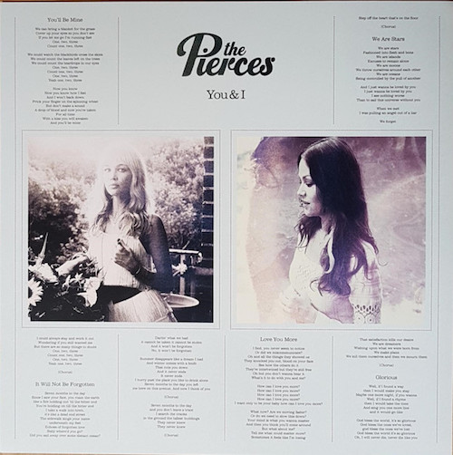 The Pierces – You & I (LP, UK) | Pop-Catastrophe.co.uk