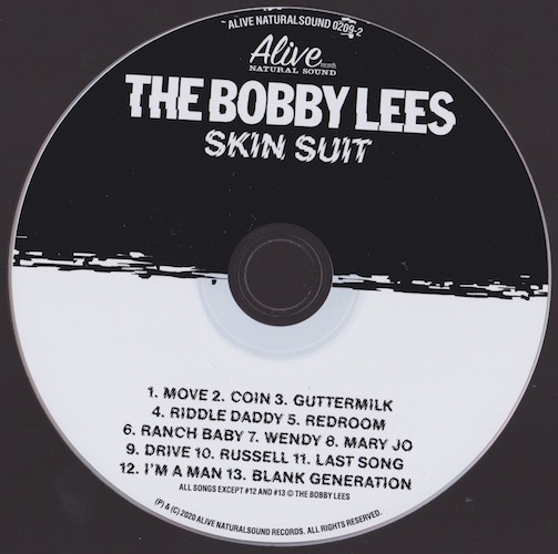 The Bobby Lees – Skin Suit (CD, US) | Pop-Catastrophe.co.uk