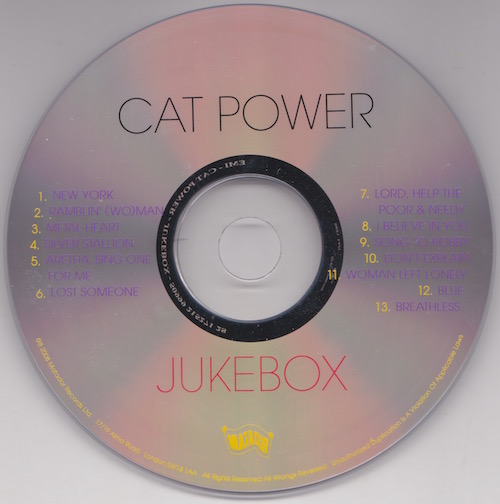 Cat Power – Jukebox (CD, UNITED ARAB EMIRATES) | Pop-Catastrophe.co.uk